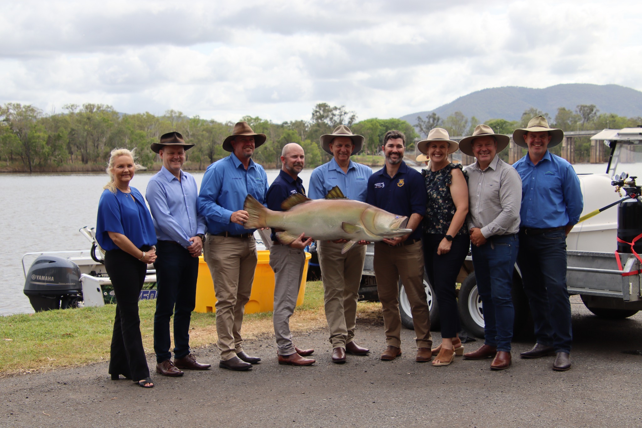 Historic release of locally raised Barramundi